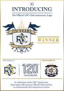 The Official 120th Club Anniversary Logos – The Royal Bangkok Sports ...