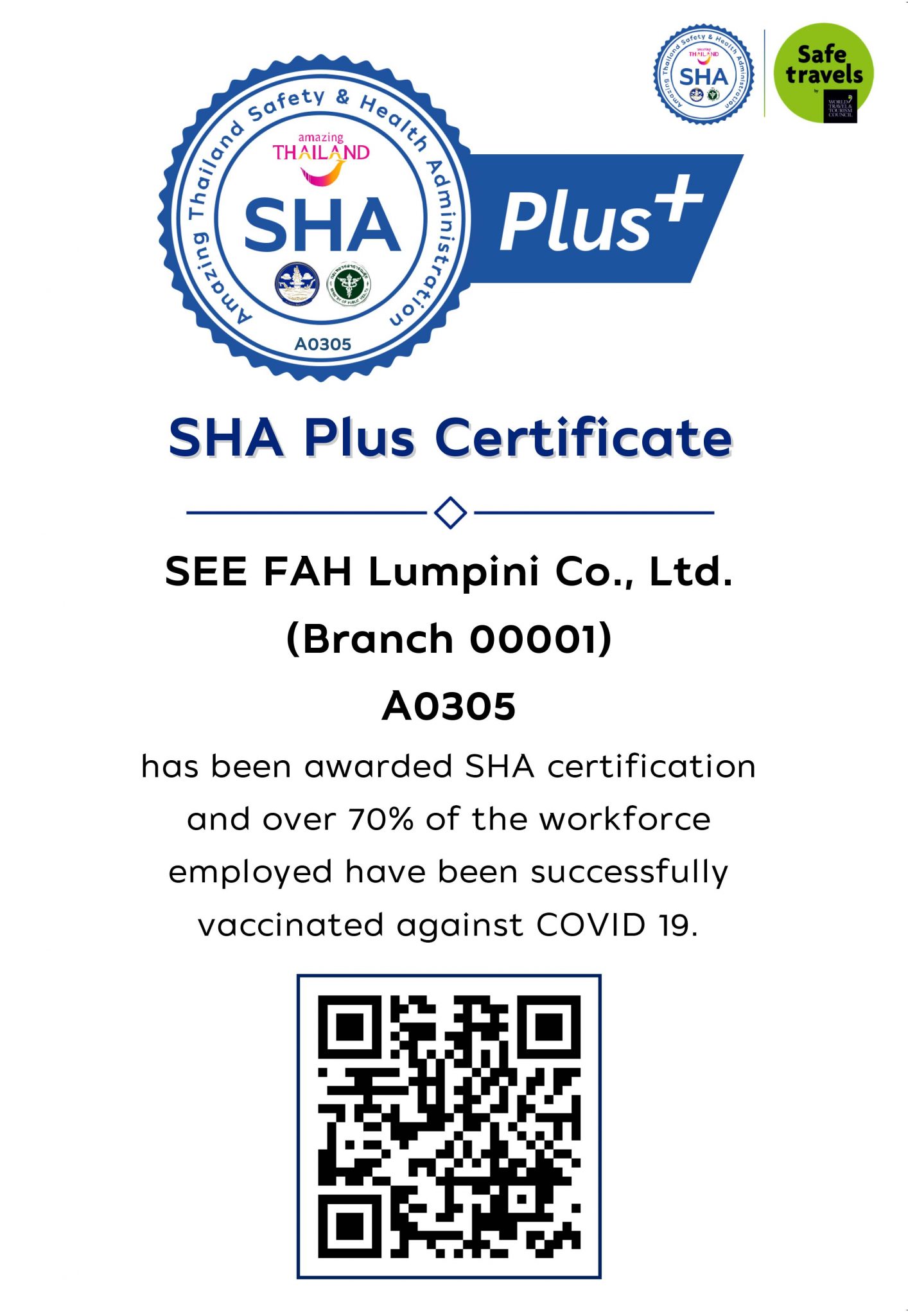 SHA PLUS+ Certification for RBSC and RBSC Polo Club – The Royal Bangkok ...
