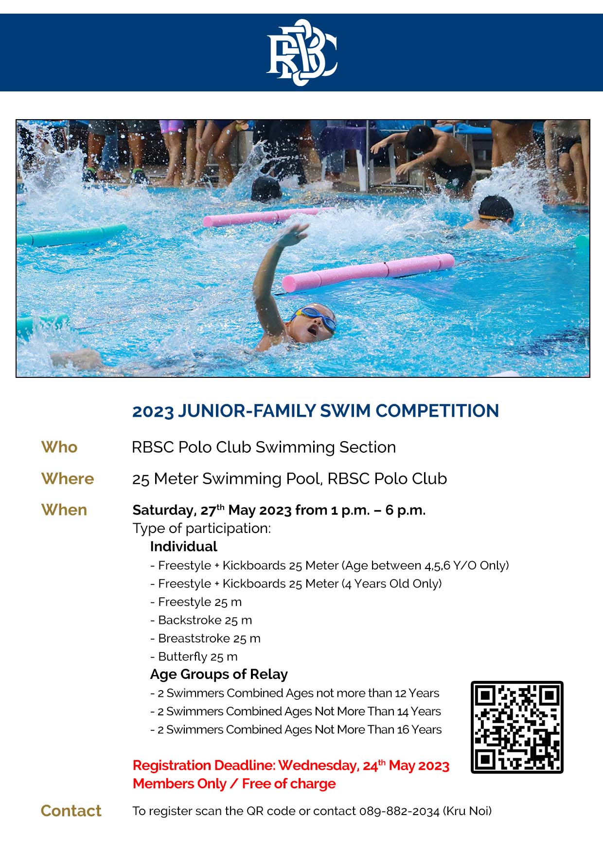 2023 Junior-Family Swim Competition – The Royal Bangkok Sports Club ...