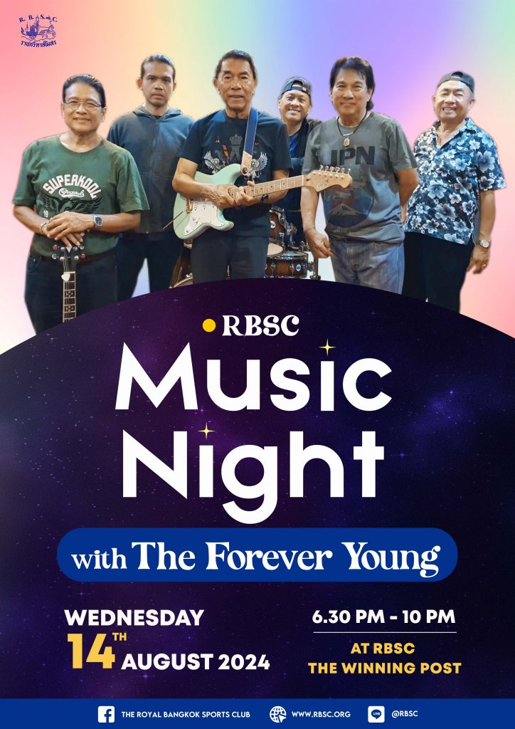 RBSC MUSIC NIGHT – AUGUST – The Royal Bangkok Sports Club | RBSC ...