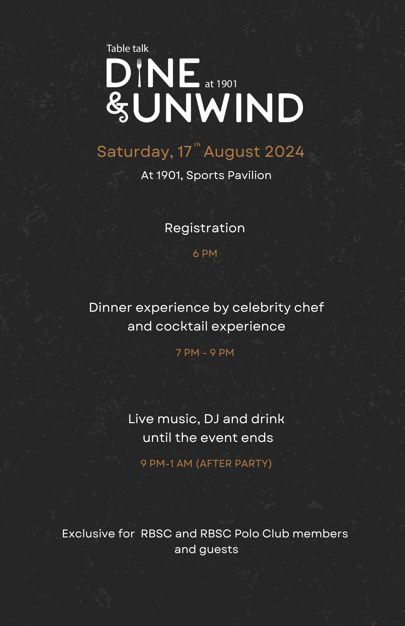 TABLE TALK :: DINE & UNWIND AT 1901 – The Royal Bangkok Sports Club ...