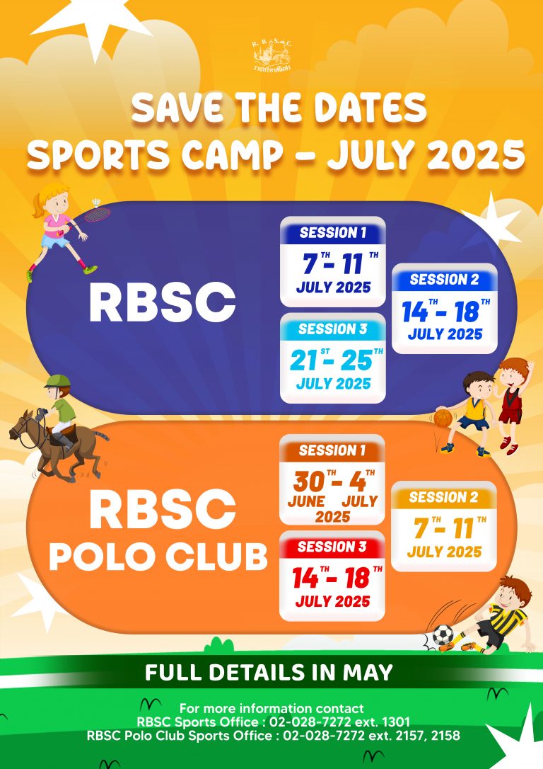 RBSC & RBSC Polo Club Sports Camp – July 2025 – The Royal Bangkok ...
