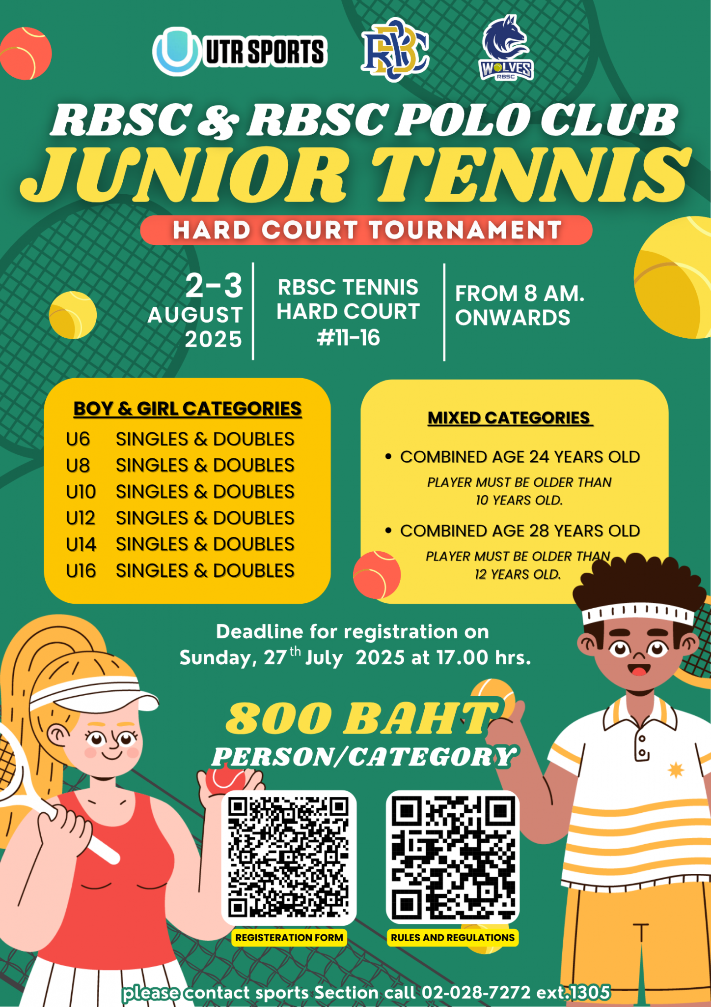 SPORTS NEWS :: RBSC&RBSC Polo Club Junior Tennis Hard Court Tournament ...