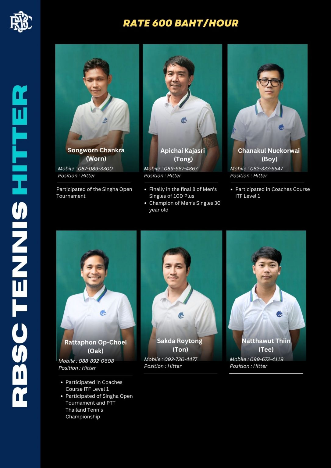 RBSC Tennis Instuctor – The Royal Bangkok Sports Club | RBSC Official ...