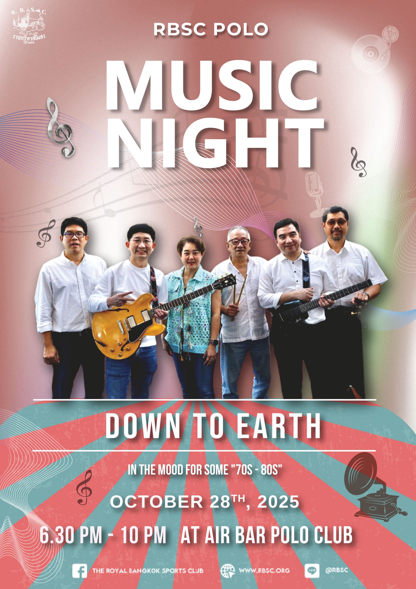 Live Music at Air Bar RBSC Polo Club – OCTOBER – The Royal Bangkok ...