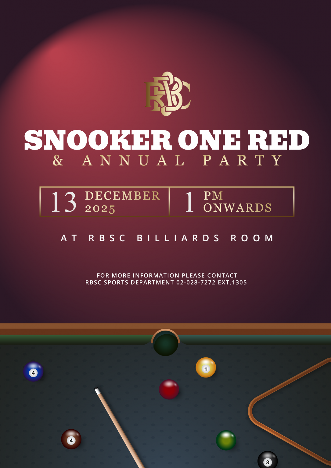 Sports News :: Snooker One Red Tournament & Annual Party – The Royal ...